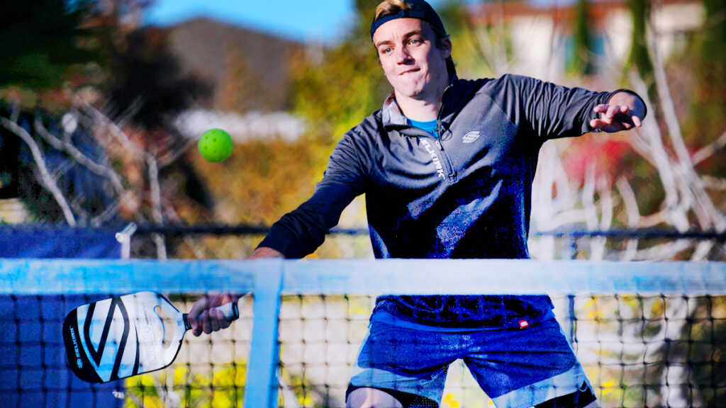 Hit better pickle ball shots with proper footwork and positioning