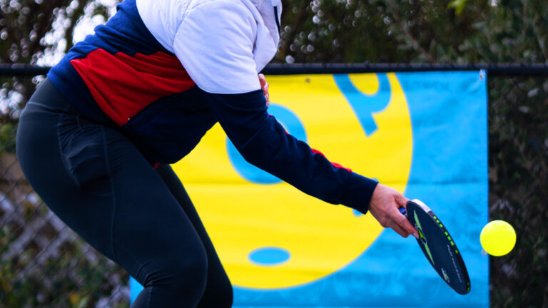 Proper technique for hitting a slice forehand in pickleball